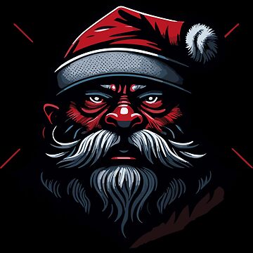 "Cool Santa Claus Christmas Designs" Sticker for Sale by Madan0494 ...