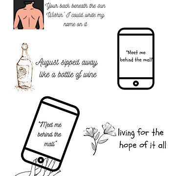 "august stickers" Sticker by itscloud | Redbubble