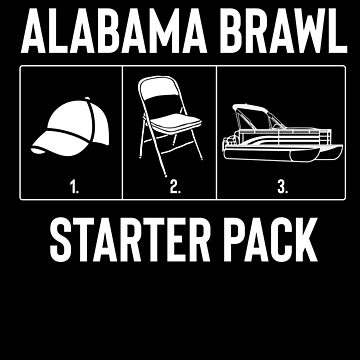 "Alabama Brawl Montgomery Meme Starter Pack" Sticker for Sale by ...