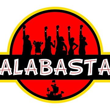 "Alabasta, raised fits for friendship, Straw hats " Sticker for Sale by ...