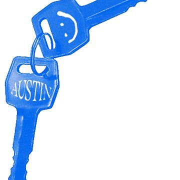 "Austin Key" Sticker for Sale by adelleGibsons | Redbubble