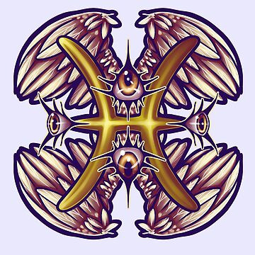 "Biblically Accurate Angel Zodiac - Pisces" Sticker for Sale by ...