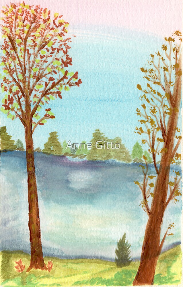 "Harry Wright Lake, NJ" by Anne Gitto | Redbubble