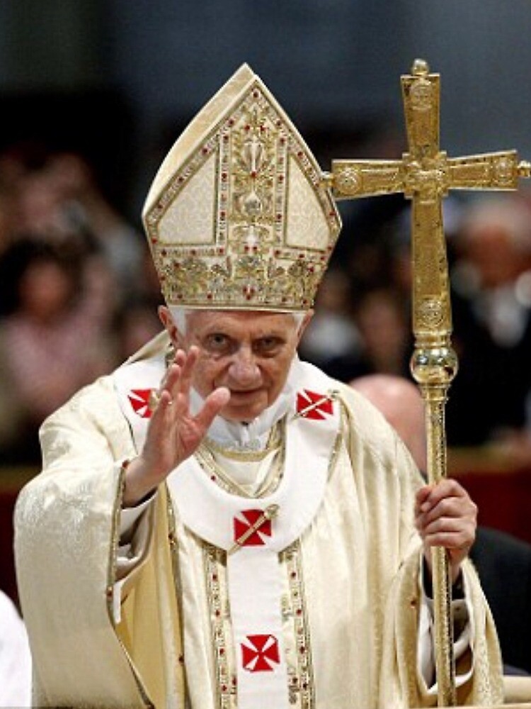 "The Pope Holding a Cross" by Prestige313 | Redbubble