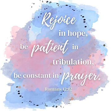 "Rejoice in Hope - Christian Bible Stickers, Magnets, Pins, & Cards ...