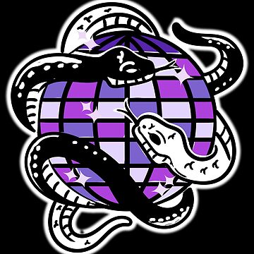 "Disco snakes" Sticker for Sale by AdyKurniawan | Redbubble