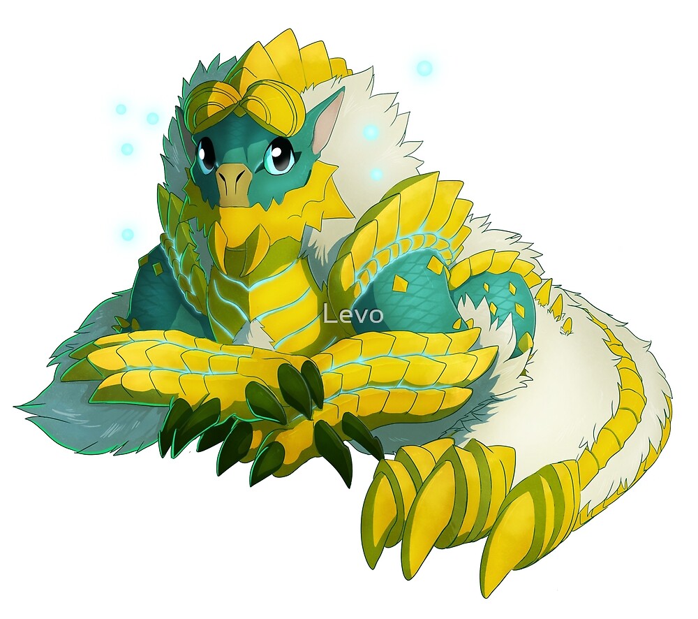 "Monster Hunter - Zinogre Chibi" by Levo | Redbubble