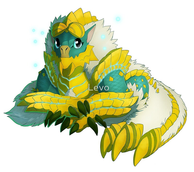 "Monster Hunter - Zinogre Chibi" by Levo | Redbubble