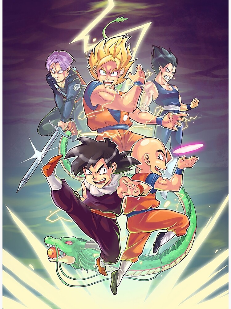"Goku Team" Canvas Print by Aristote | Redbubble