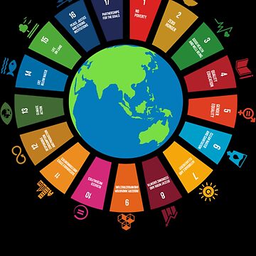 "UN SDGs UN Global Goals Logo United Nations Sustainable Development Goals 2030 Sticker ...