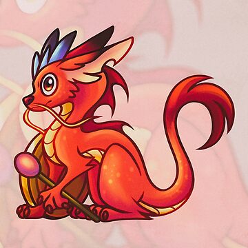 "Mushu Chibi" Sticker by HanaKoriArt | Redbubble