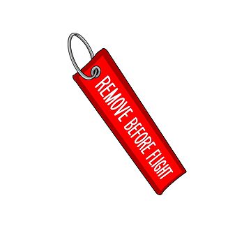 "Remove Before Flight sticker" Sticker for Sale by shadyhousedesig ...