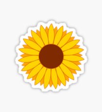 Small Sunflower: Stickers | Redbubble