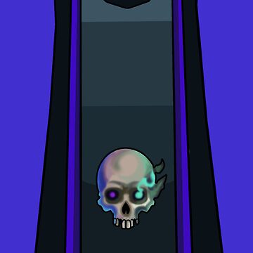 "Necromancy Master Cape" Sticker for Sale by Heirloom-Arts | Redbubble