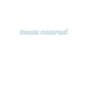 "team conrad" Sticker for Sale by lohtus | Redbubble