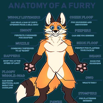 "Anatomy of a Furry " Essential T-Shirt for Sale by EzanaBelleza | Redbubble