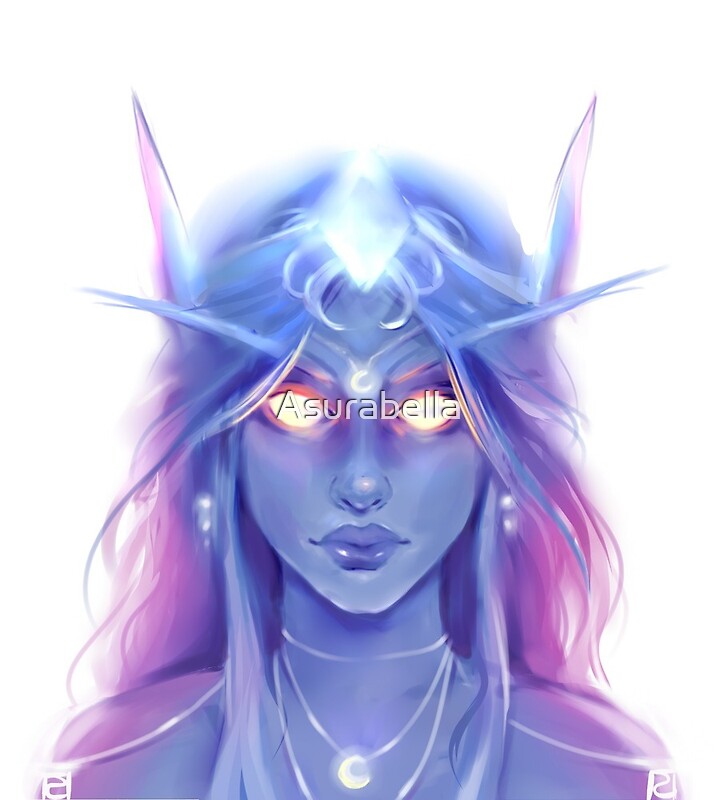 "Moon Elf" by Asurabella | Redbubble