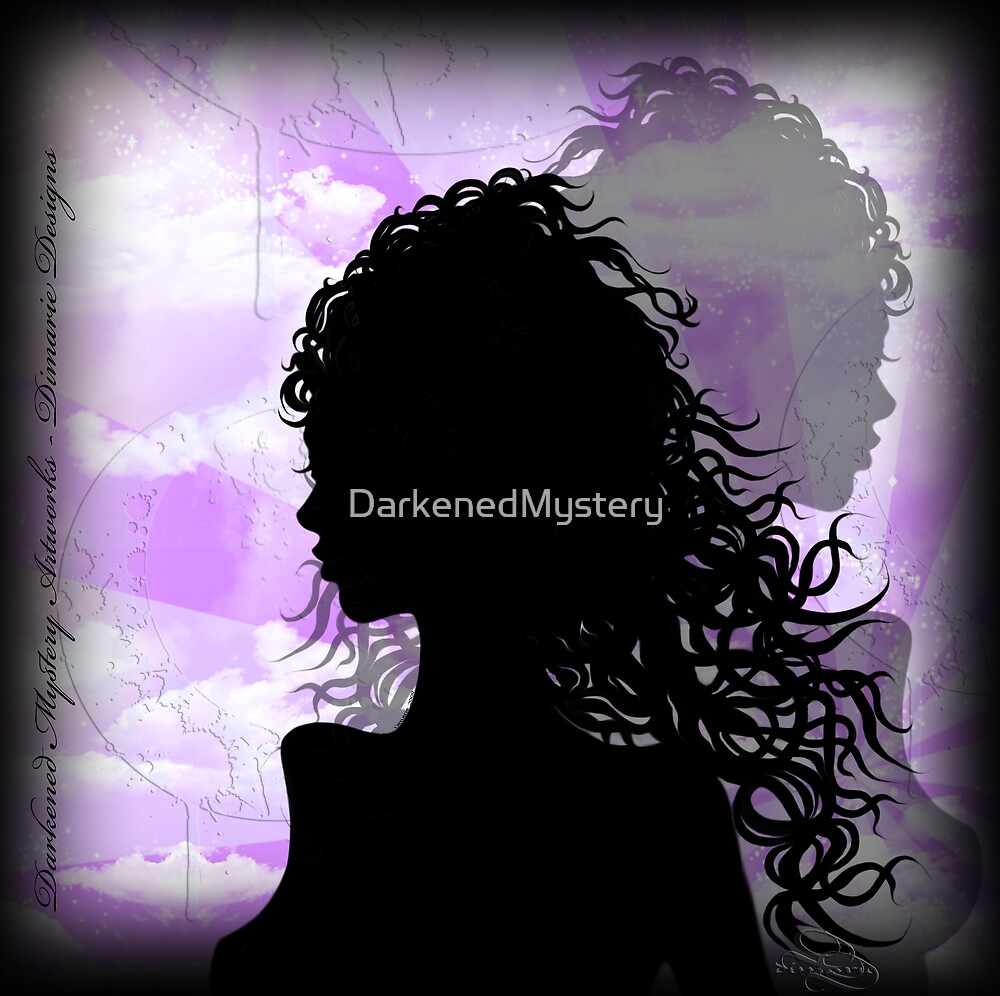 "Lady and her Shadow" by DarkenedMystery | Redbubble