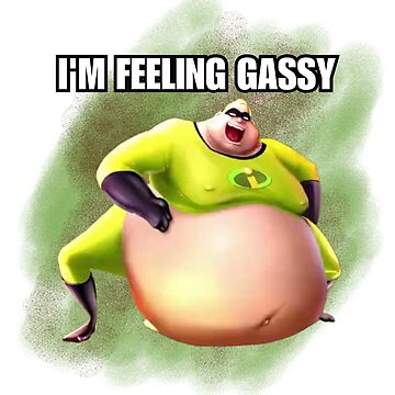 "Incredible Gassy" Sticker for Sale by Baxobhone | Redbubble