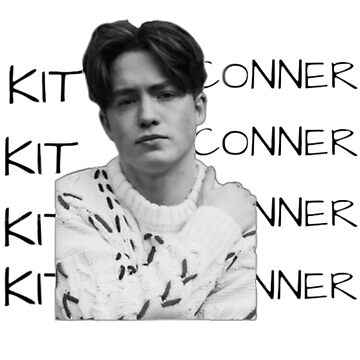 "Kit Conner - Black and White Look" Sticker for Sale by blackcocs ...