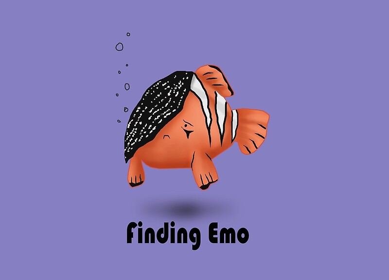 "Finding Emo" by viCdesign | Redbubble