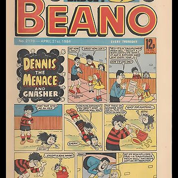 "Vintage/Retro 1984 Beano Front cover. Classic Dennis the menace and ...