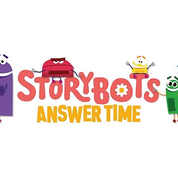 "Storybots answer time" Sticker for Sale by Eenig | Redbubble