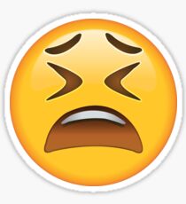 Emoji Cansado: Pegatinas | Redbubble