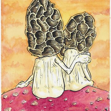 "Morel Support" Sticker for Sale by AllBannedKind | Redbubble