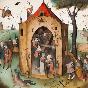 "Hieronymus Bosch drawing" Sticker for Sale by ComicsFactory | Redbubble