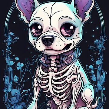 "Creepypasta Skeuomorphic Dog Skeleton Art" Essential T-Shirt for Sale ...