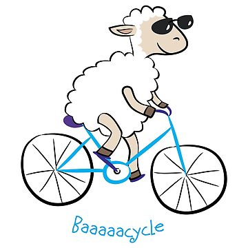 "sheep biking happily in slow speed" Kids T-Shirt for Sale by Yo Senang | Redbubble