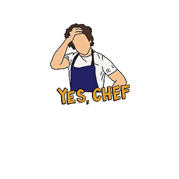 "The Bear - Carmy - Yes, Chef" Sticker for Sale by emilymoeller | Redbubble