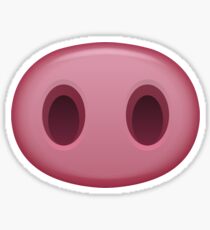 Pig Nose Stickers | Redbubble