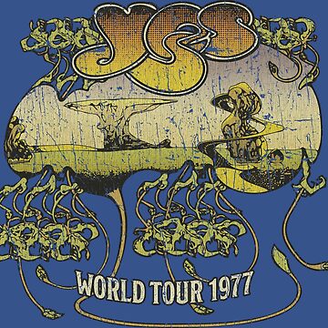 "Yes World Tour 1977" Essential T-Shirt for Sale by AstroZombie6669 ...