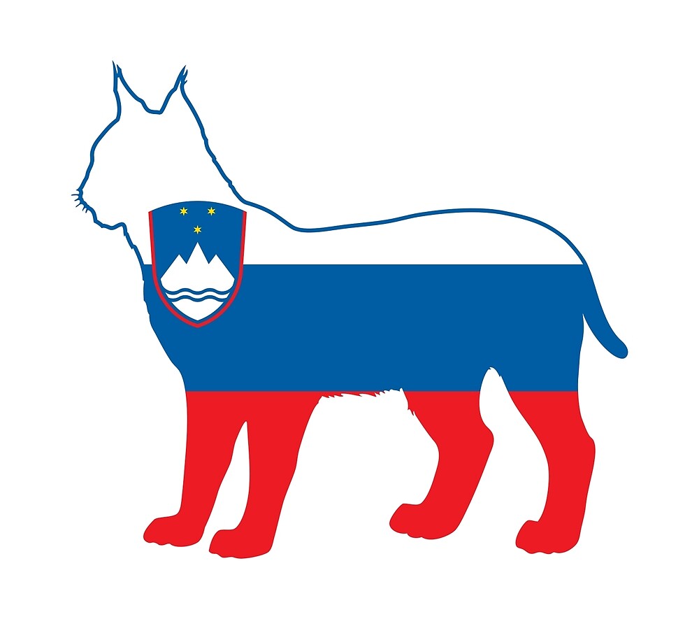 "Flag Lynx of Slovenia" by fourretout | Redbubble