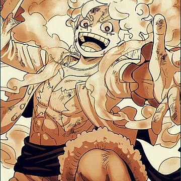 "Gear 5 luffy gear- 5th gear luffy Classic " Sticker for Sale by ...