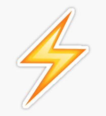 Pegatinas: Emoji Rayo | Redbubble