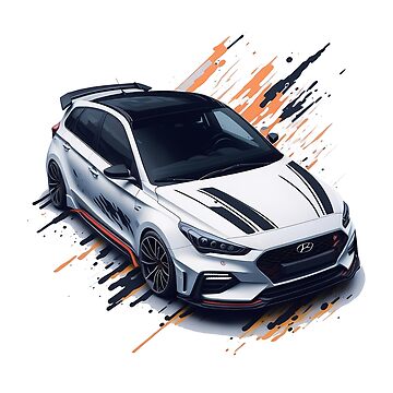 "Hyundai i30n" Sticker by TaevasDesign | Redbubble