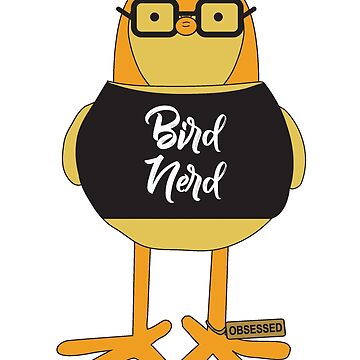 "Bird Nerd" Sticker for Sale by thebirdcult | Redbubble