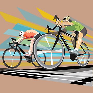 "Finish Line " Sticker for Sale by GusIllingworth | Redbubble