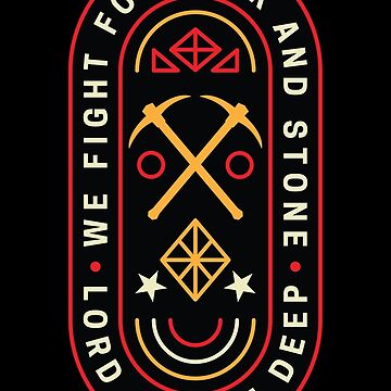 "We Fight for Rock and Stone" Sticker for Sale by jgconcepcion | Redbubble