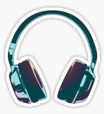 Headphone Stickers | Redbubble