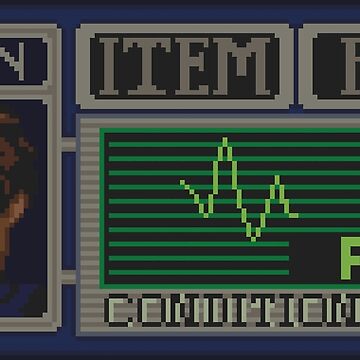 "Resident Evil Leon Kennedy Pixel Art " Sticker by AlleenasPixels ...