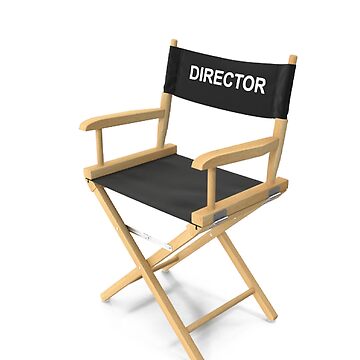 "Director Chair Club,Folding,Chairs,movies" Sticker for Sale by ...