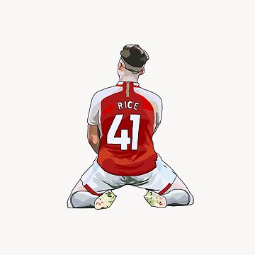 "Declan Rice" Sticker for Sale by Webbed Toe Design's | Redbubble