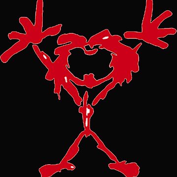 "red happy " Sticker for Sale by KaliPani | Redbubble