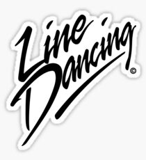 Country Line Dance: Sticker | Redbubble