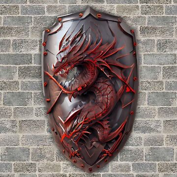 "Honor War Accessories Dragon Head Shield" Poster for Sale by ...