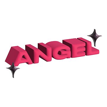 "CHERRY PINK ANGEL ICON" Sticker for Sale by Cherryfloss | Redbubble
